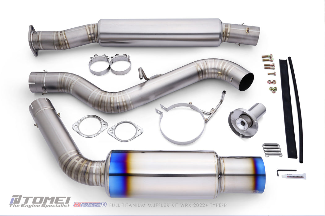 Tomei Expreme Titanium Exhaust for 2022+ WRX FA24DIT — Kuremotorsports